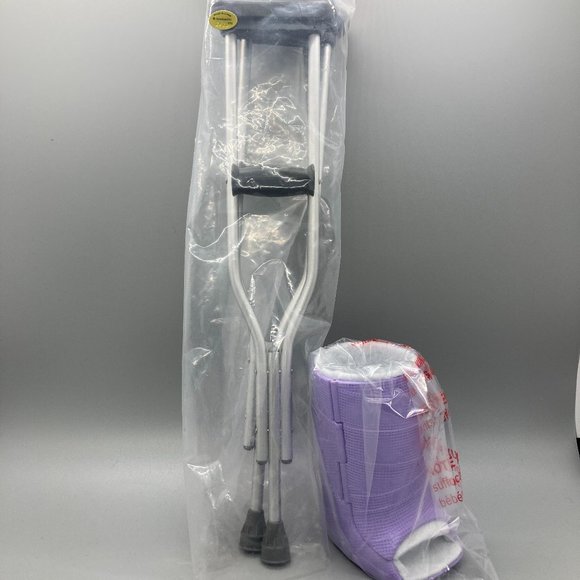 American Girl | Toys | American Girl Crutches And Purple Leg Cast ...